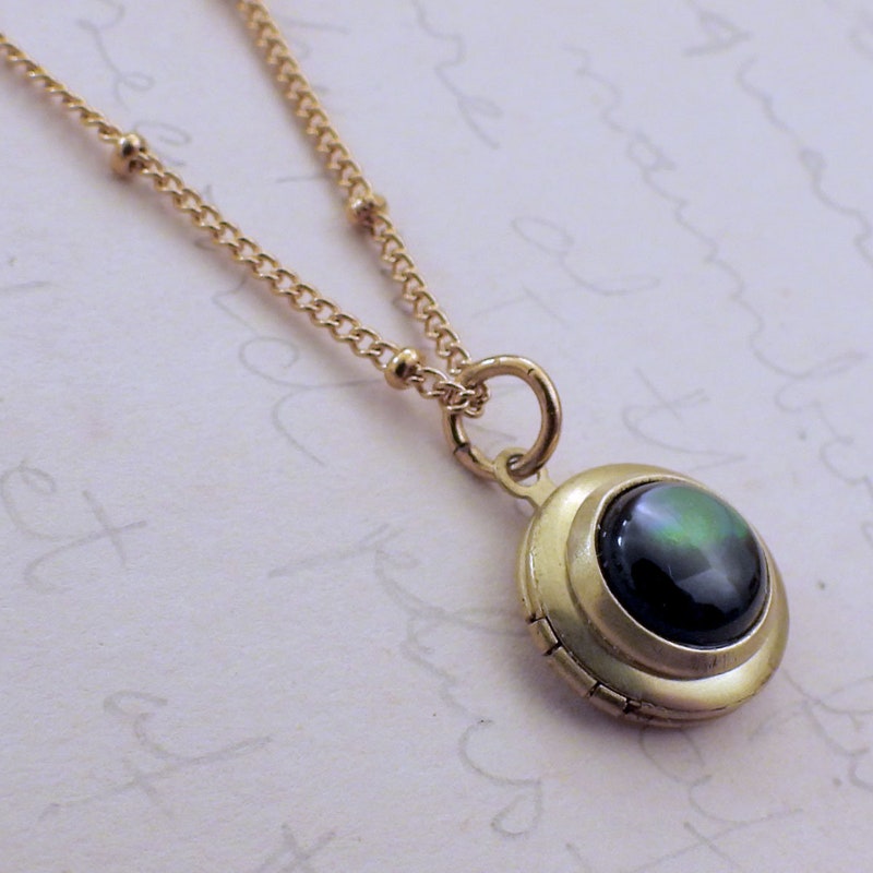Moon Locket - Etsy