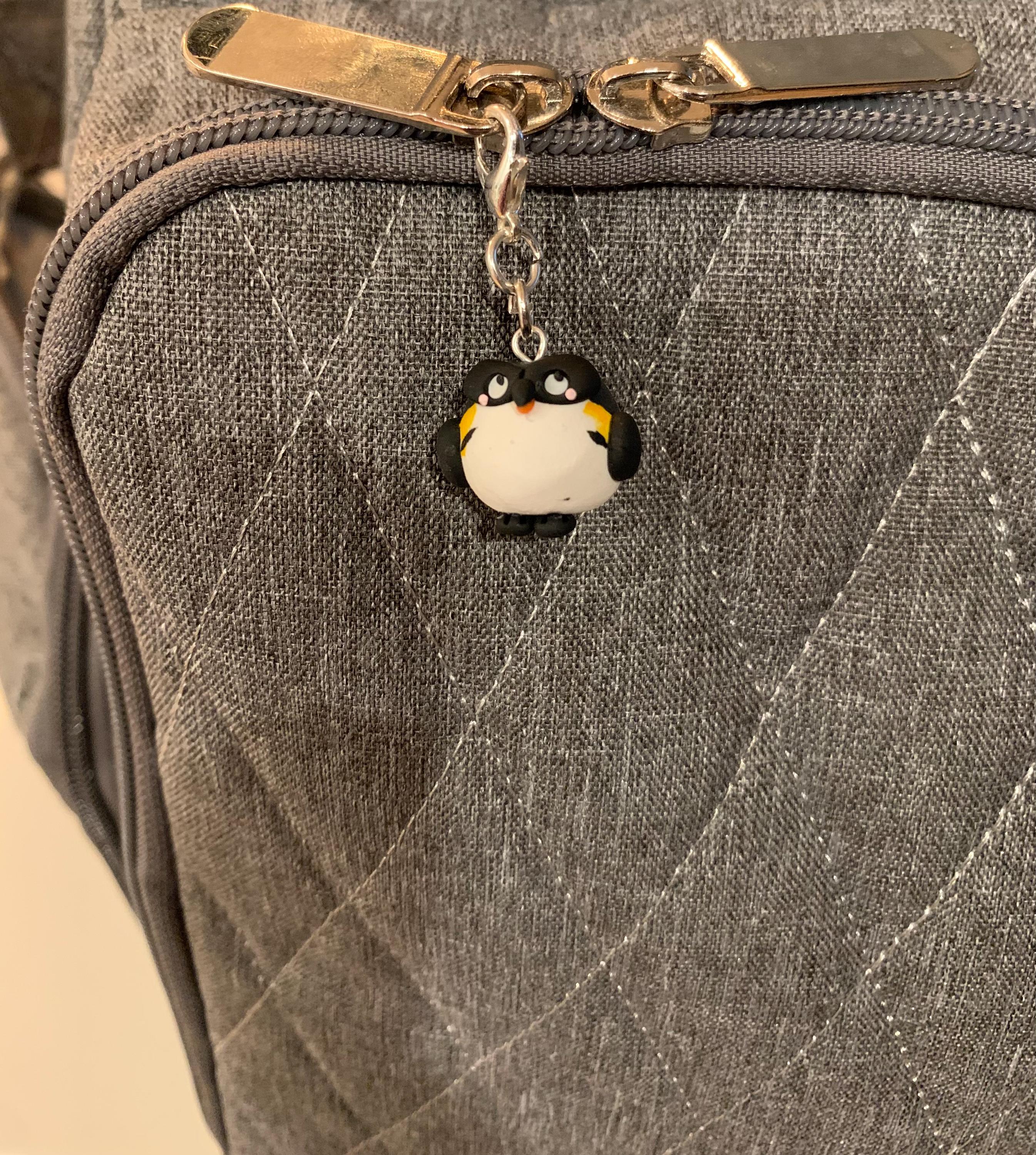 Emperor Penguin Keychain - Etsy