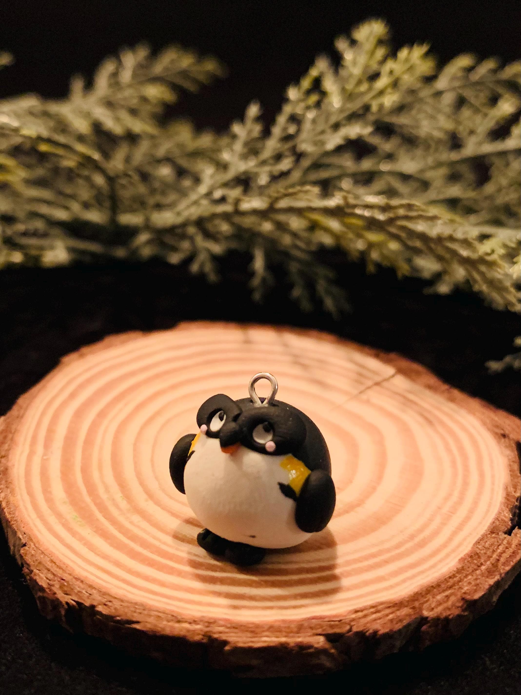 Emperor Penguin Keychain - Etsy