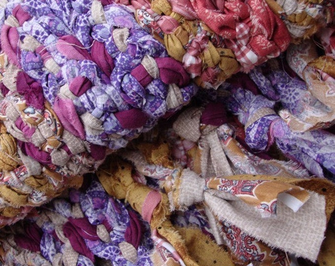 Sale-peanut Butter and Jelly Rag Rug - Etsy