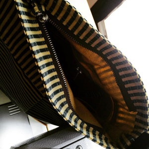 ZIPPER UPGRADE for Waxed Canvas Bag tote Bag or Pleated - Etsy