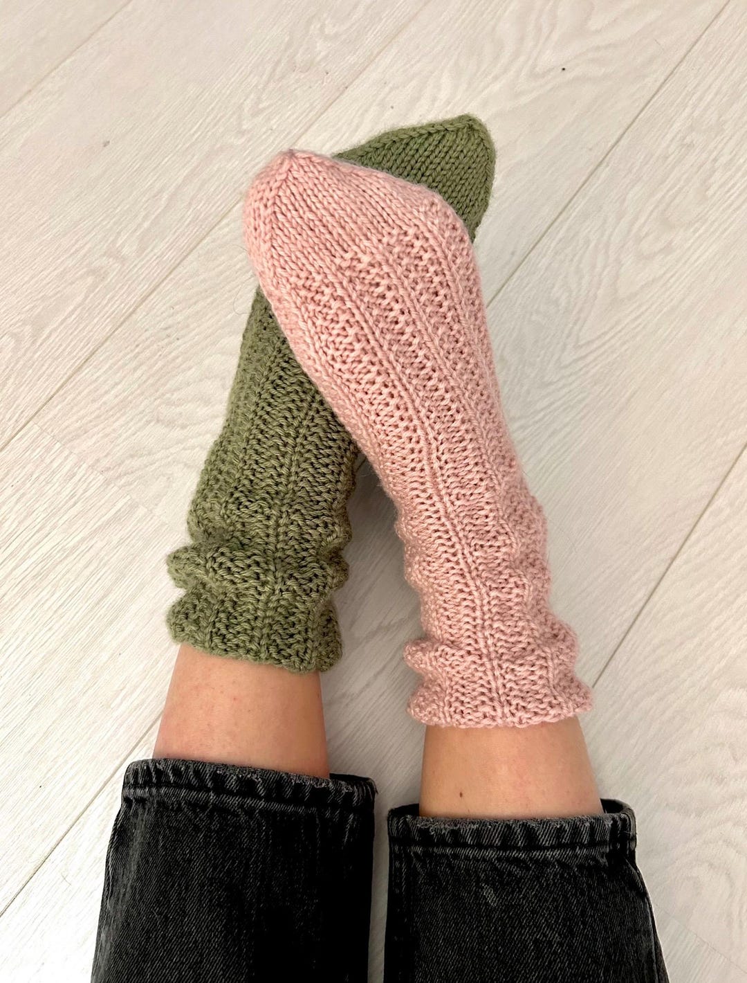 Knitting Pattern “chunky Socks” English - Etsy