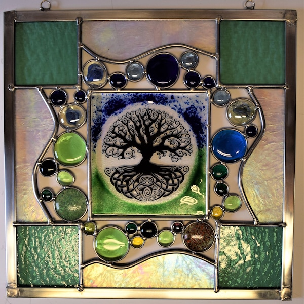 Tree of Life Stained Glass Pattern - Etsy