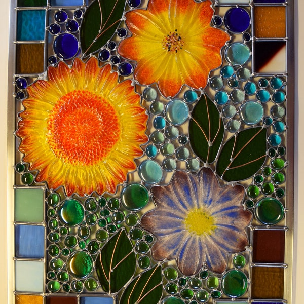 Fused Glass Panel - Etsy