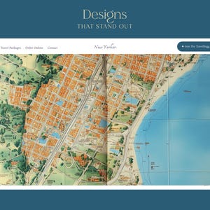 Street Maps - Etsy