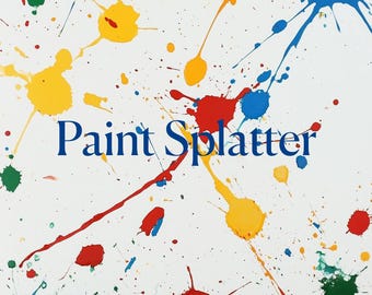 Paint Splatter: Supernova - Etsy