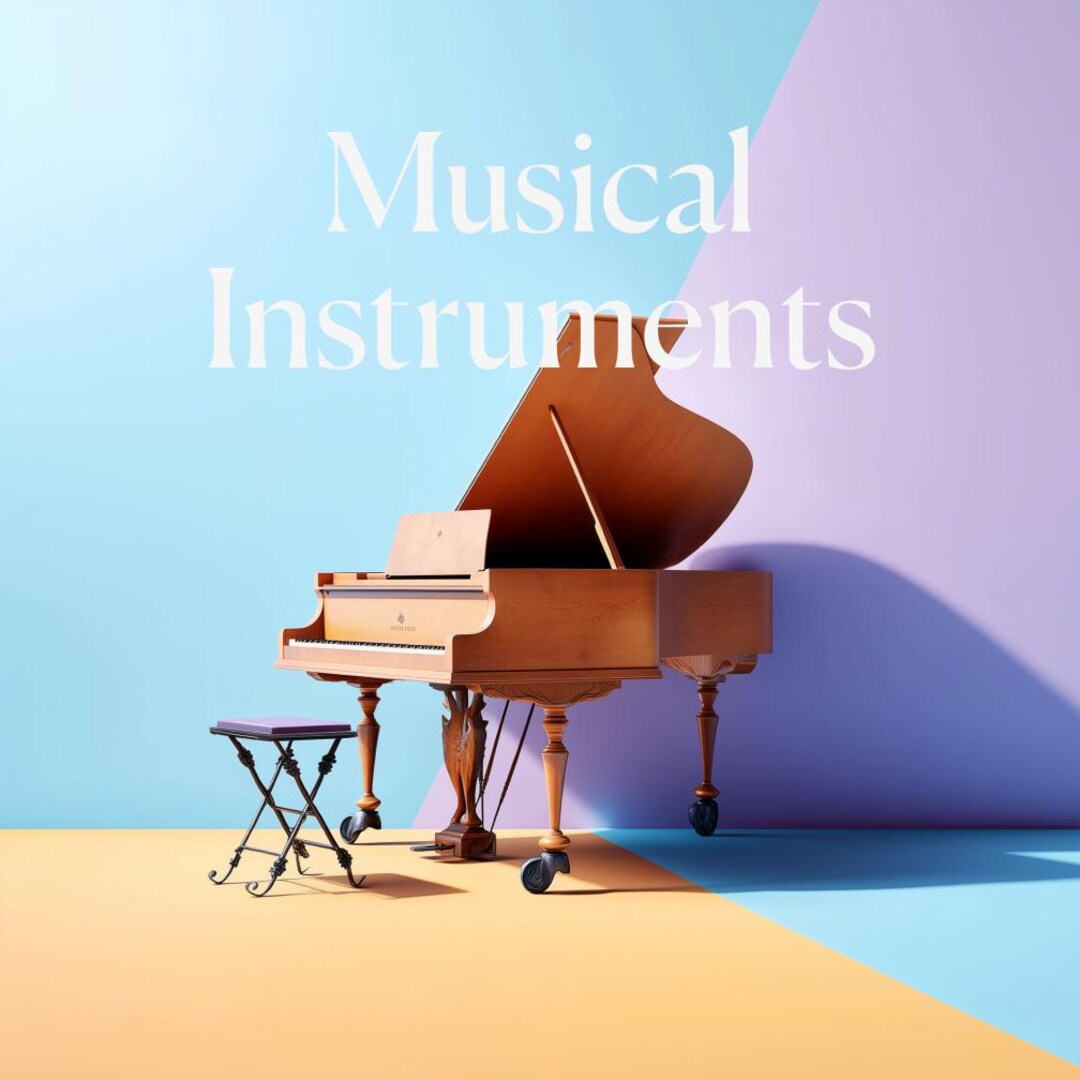 Musical Instruments - Stock Images - Etsy