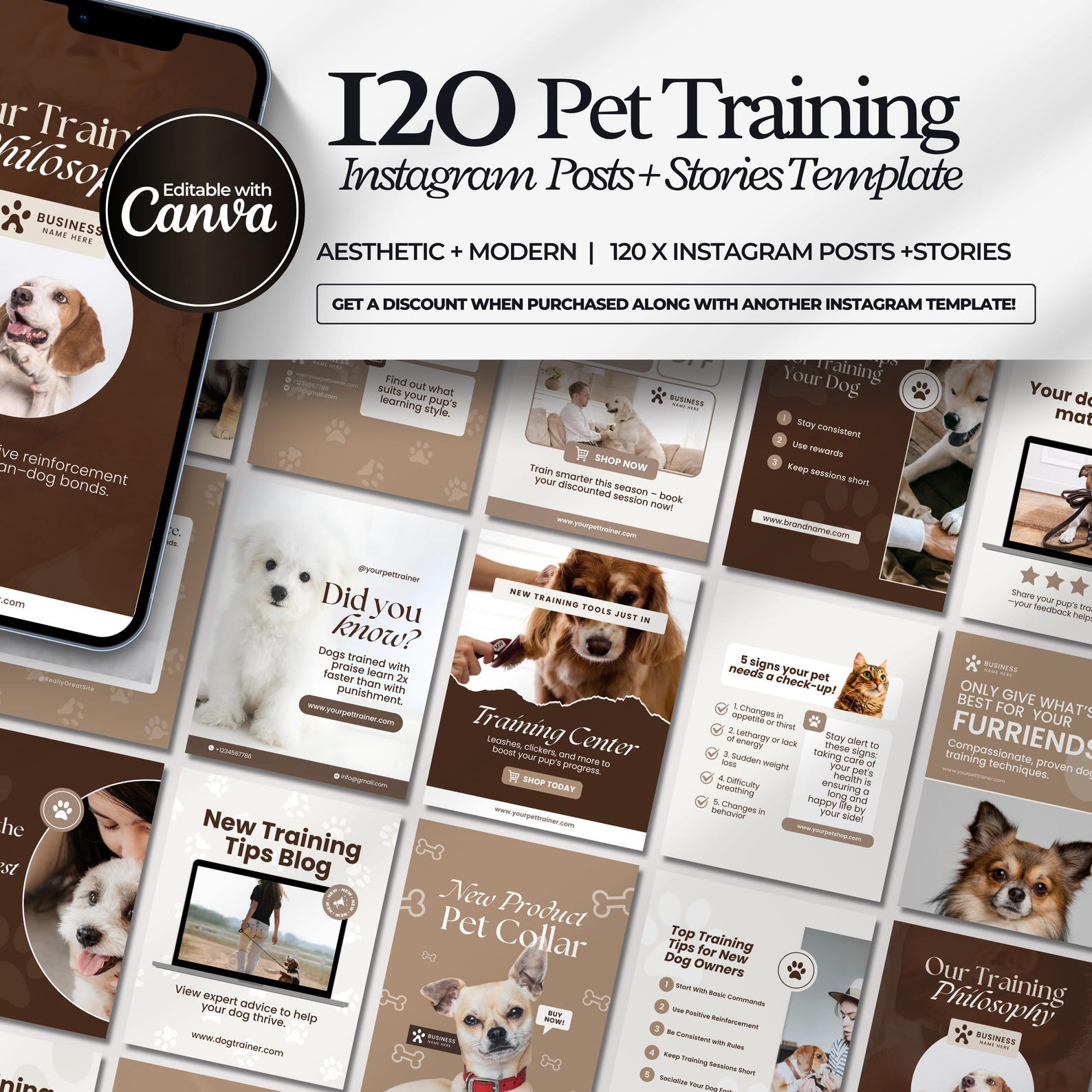 Dog Pet Paws Training Coaching Consultant Dog Trainer Groomer Business ...