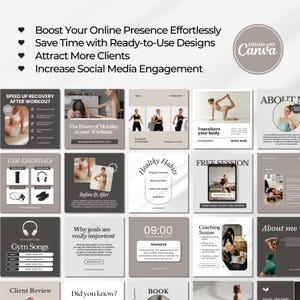 160 Personal Trainer Templates | Fitness Coach Instagram Template , Gym ...