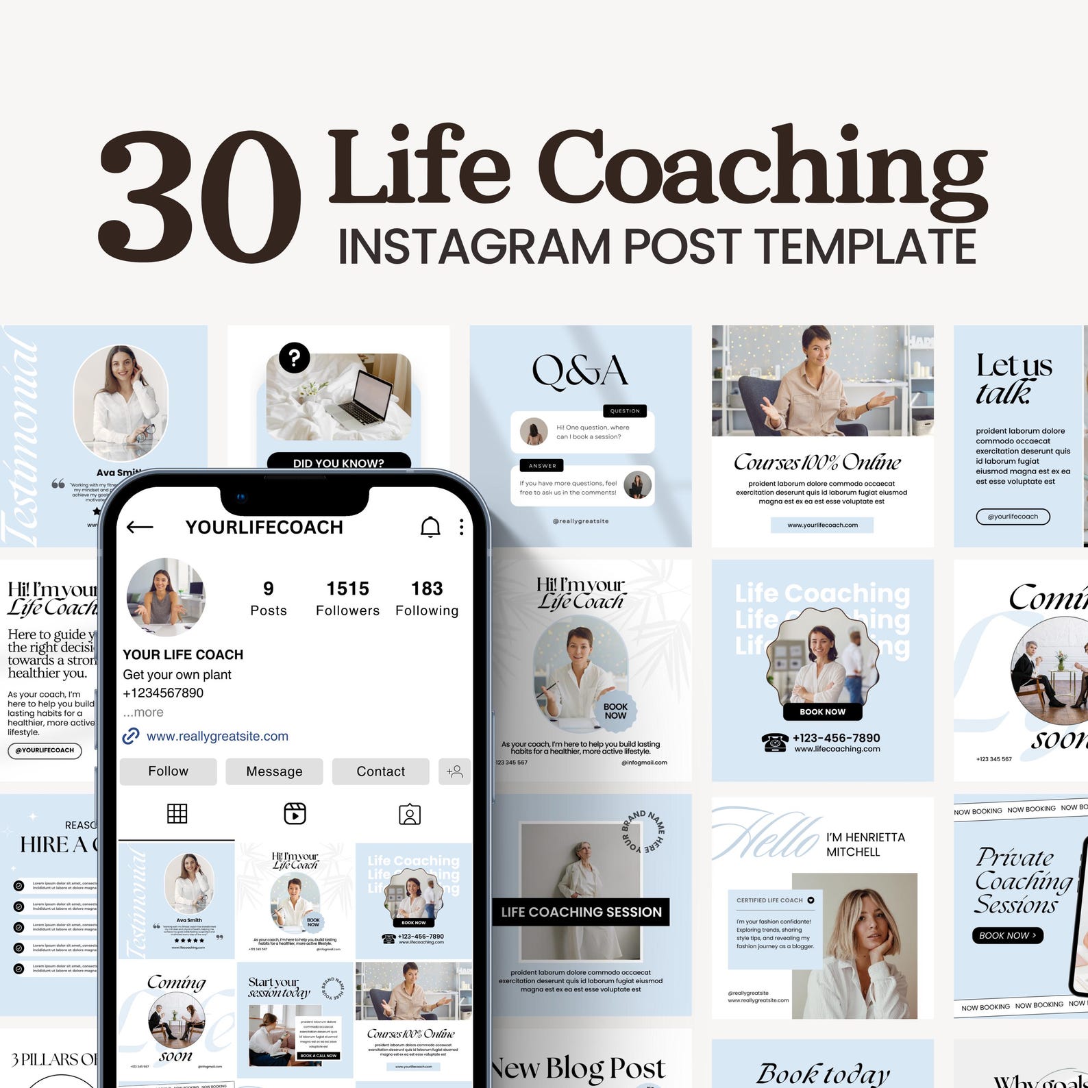 Coaching Instagram Post Template | Coach Social Media |life Coach ...