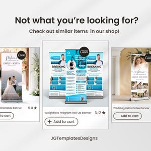Custom Event Retractable Banner Template - DIY Design for Business ...