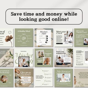 Mindset Coach Instagram Templates | Life Coach Templates | Mindset ...