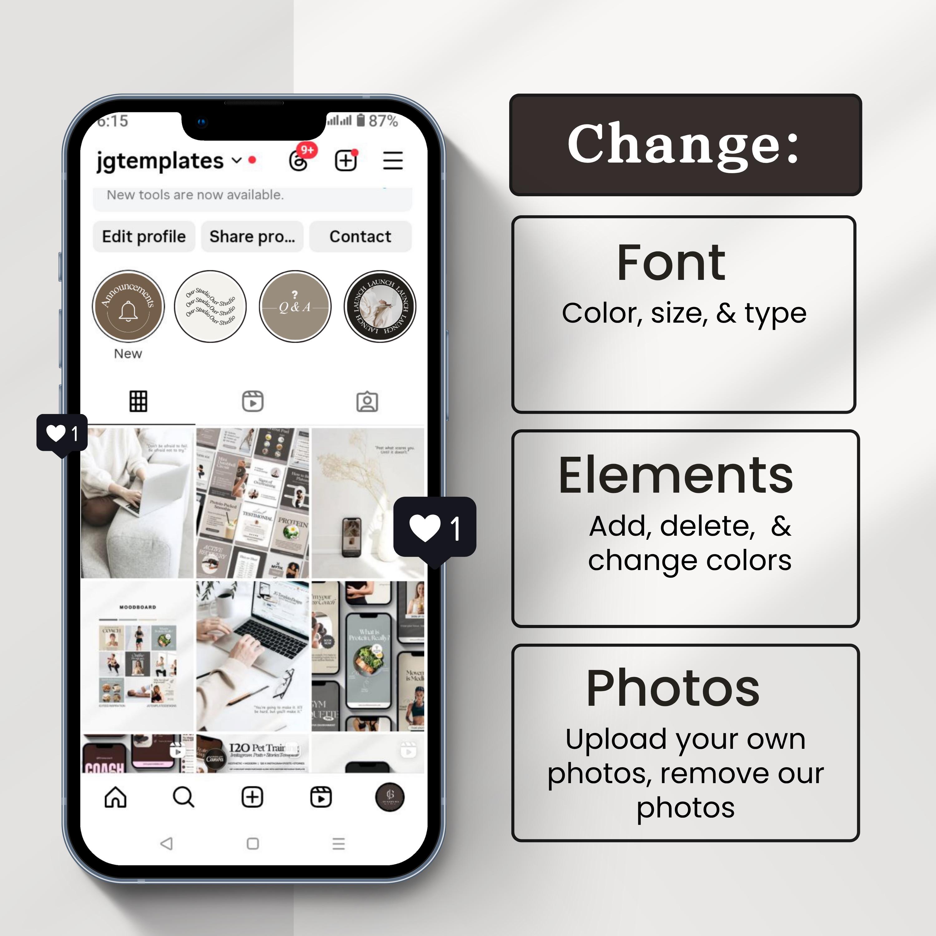 Minimal Instagram Highlight Covers Bundle Neutral Story Instagram ...