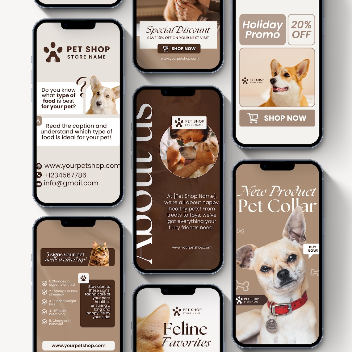 Pets Instagram Post Template | Pet Instagram Story Template | Social ...