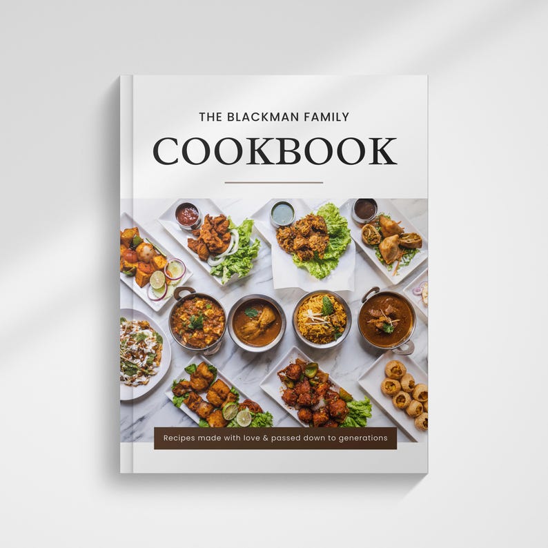 Cookbook Template | Recipe Book Template | Canva Templates | Cook Book ...