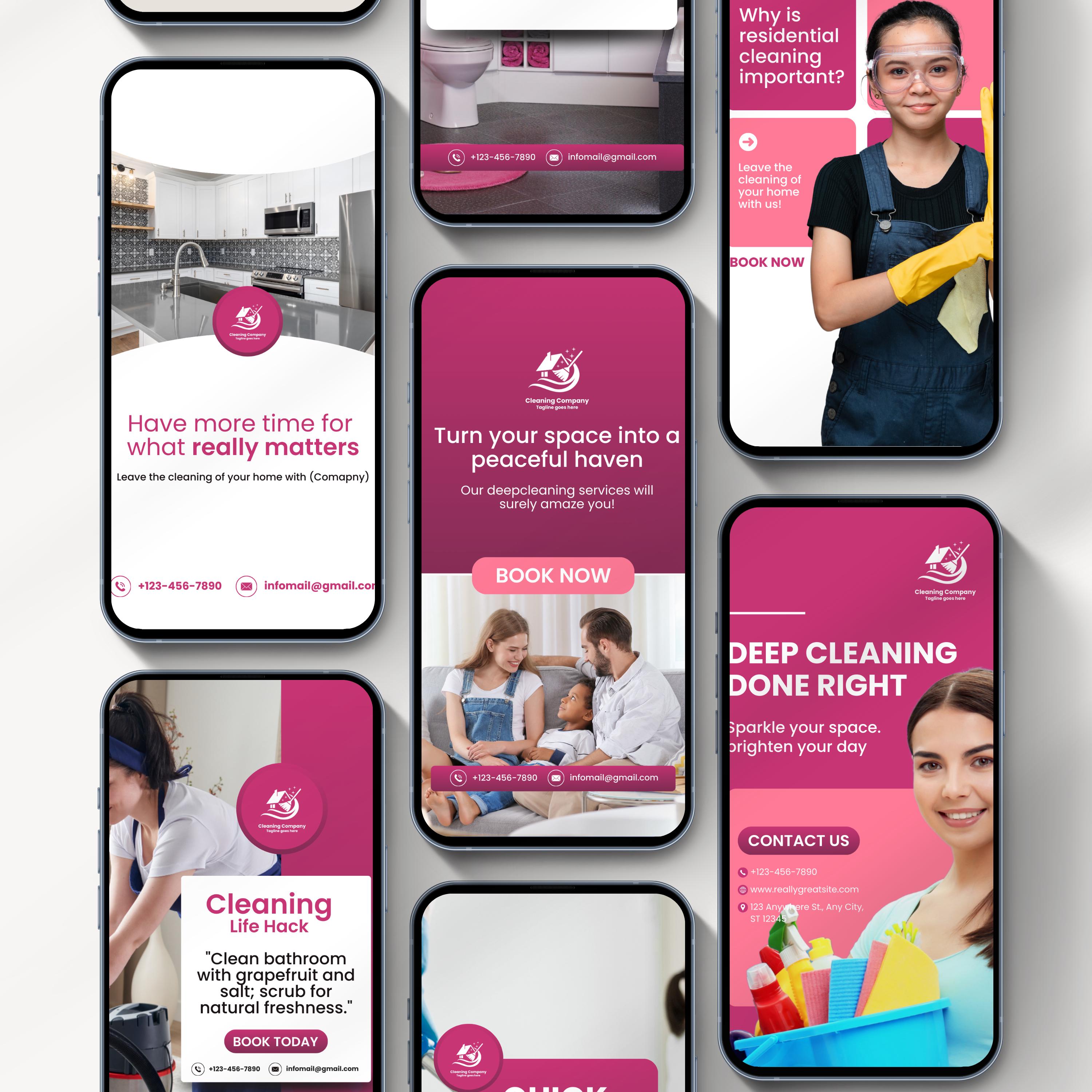Cleaning Business Instagram Templates | Cleaning Service Instagram Post ...