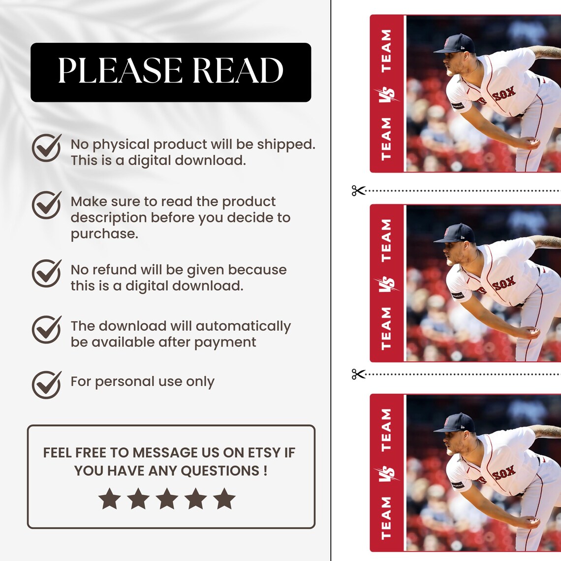 Editable Baseball Ticket Template, Custom Fake Baseball Ticket Template ...