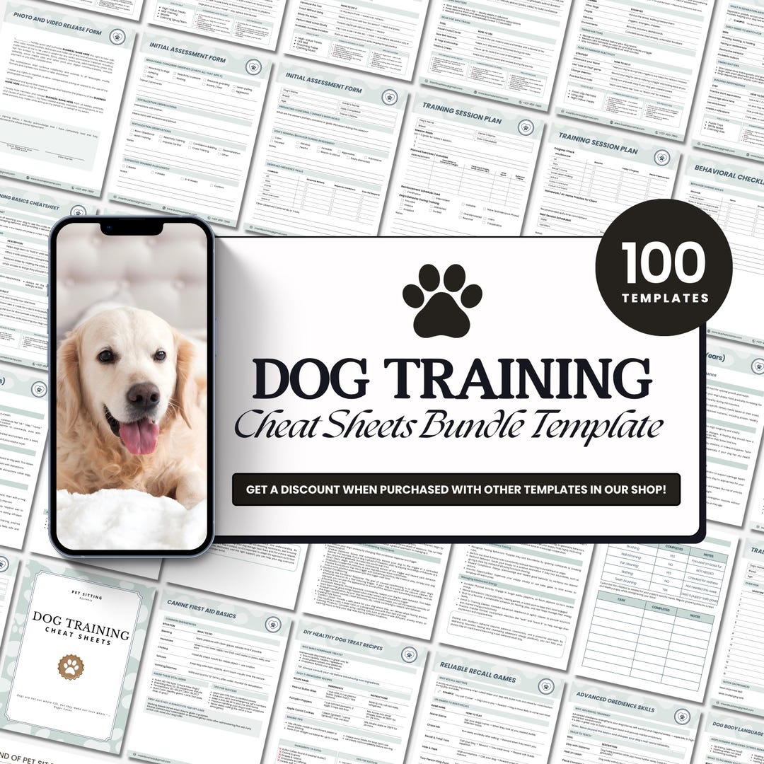 Dog Training Cheat Sheets, Puppy Socialisation, Puppy Training Guide ...