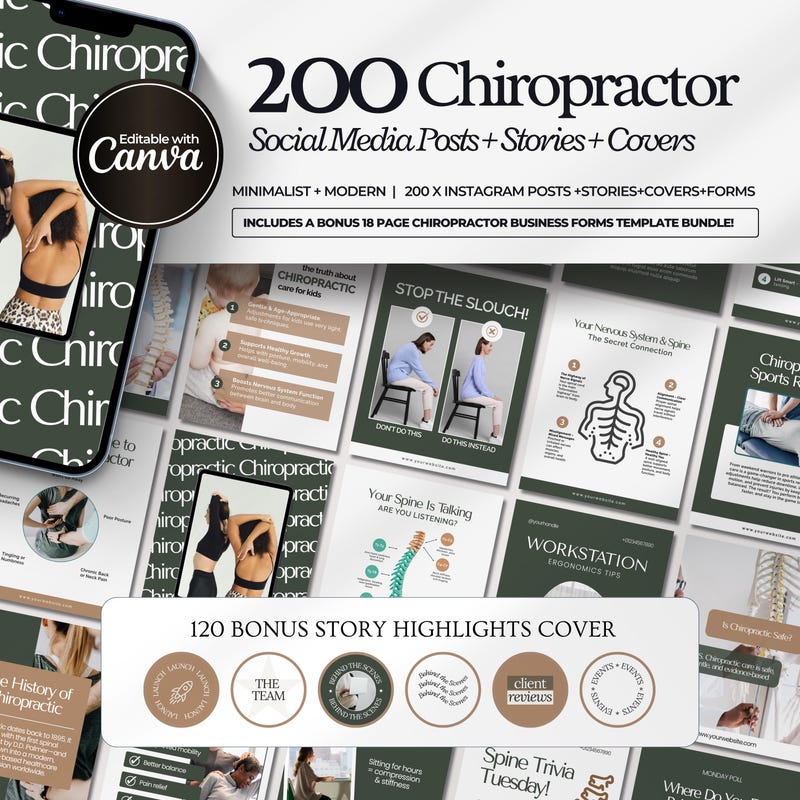 Clinic Template Canva - Etsy