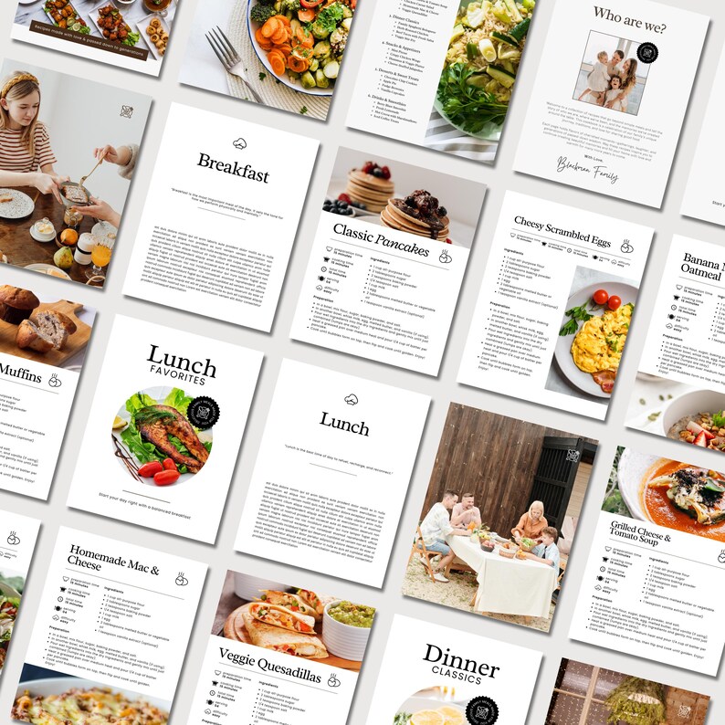 Cookbook Template Recipe Book Template Canva Templates Cook Book ...