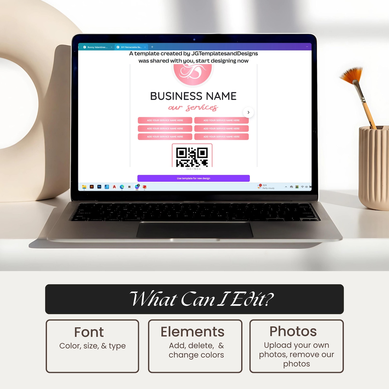 DIY Retractable Banner | Canva Retractable Banner | Event Banner I Pop ...