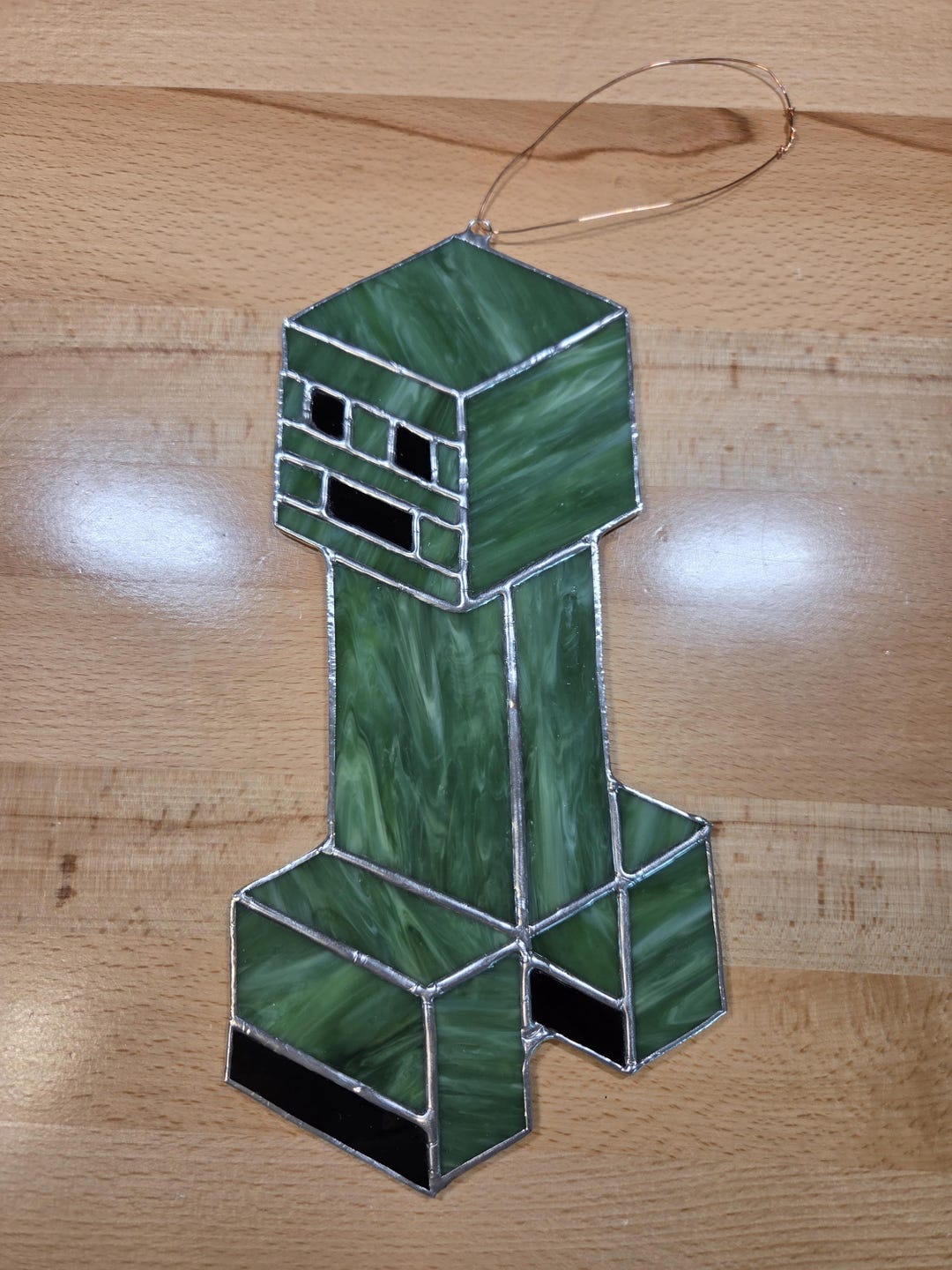 Minecraft Creeper Stained Glass - Etsy