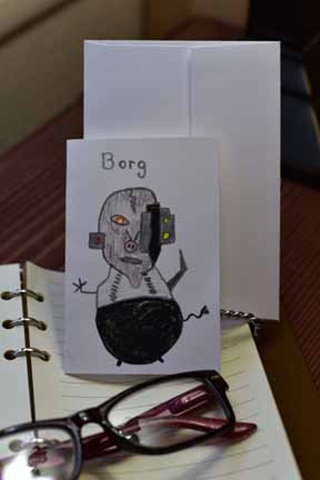 Borg "pigs in Space Series" Hand Drawn Star Trek Next Generation - Etsy