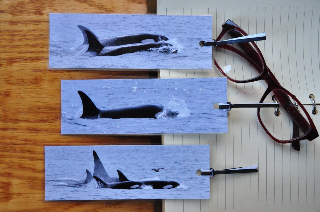 Orca Whale Bookmarks - Etsy