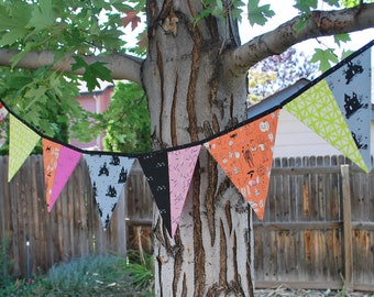 Halloween Flag Garland / Flag Banner / Flag Bunting - Halloween ...