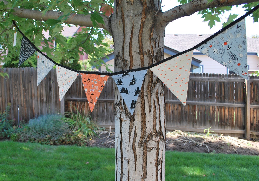 Halloween Flag Garland / Flag Banner / Flag Bunting Halloween ...