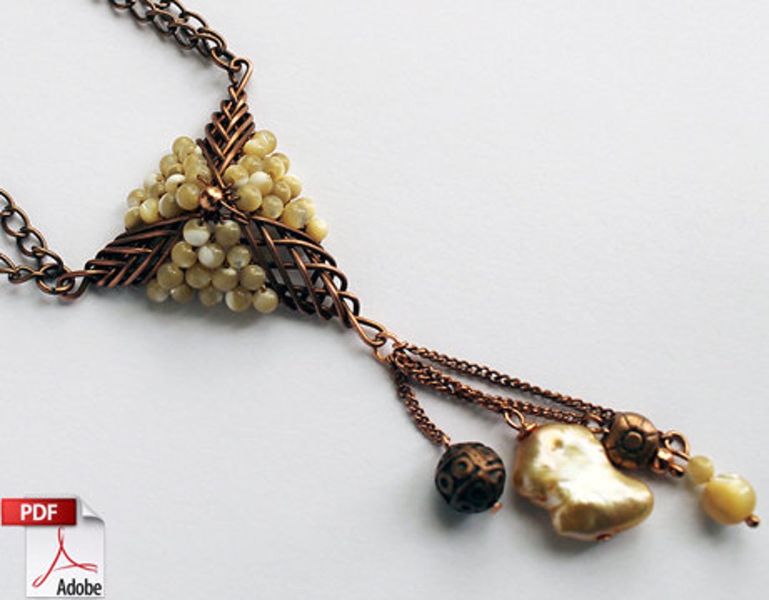 Fancy Pyramid Pendant Tutorial PDF - Etsy