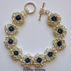 Flower Bracelet Chainmaille Tutorial - Etsy