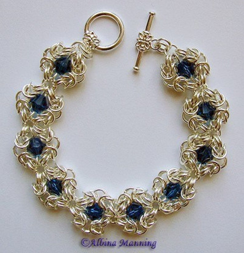Flower Bracelet Chainmaille Tutorial - Etsy