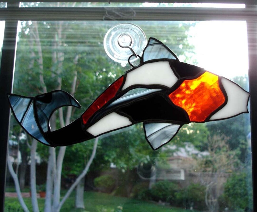 Koi Fish Sun Catcher - Etsy
