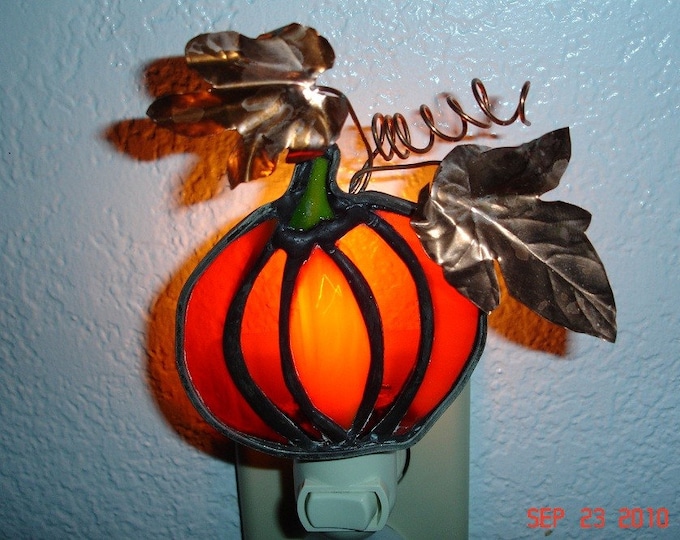 Harvest Pumpkin Night Light - Etsy