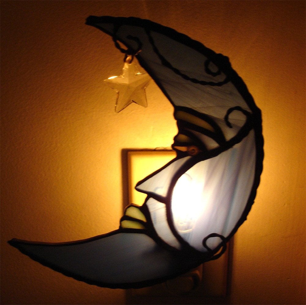 Cresent Moon Night Light - Etsy