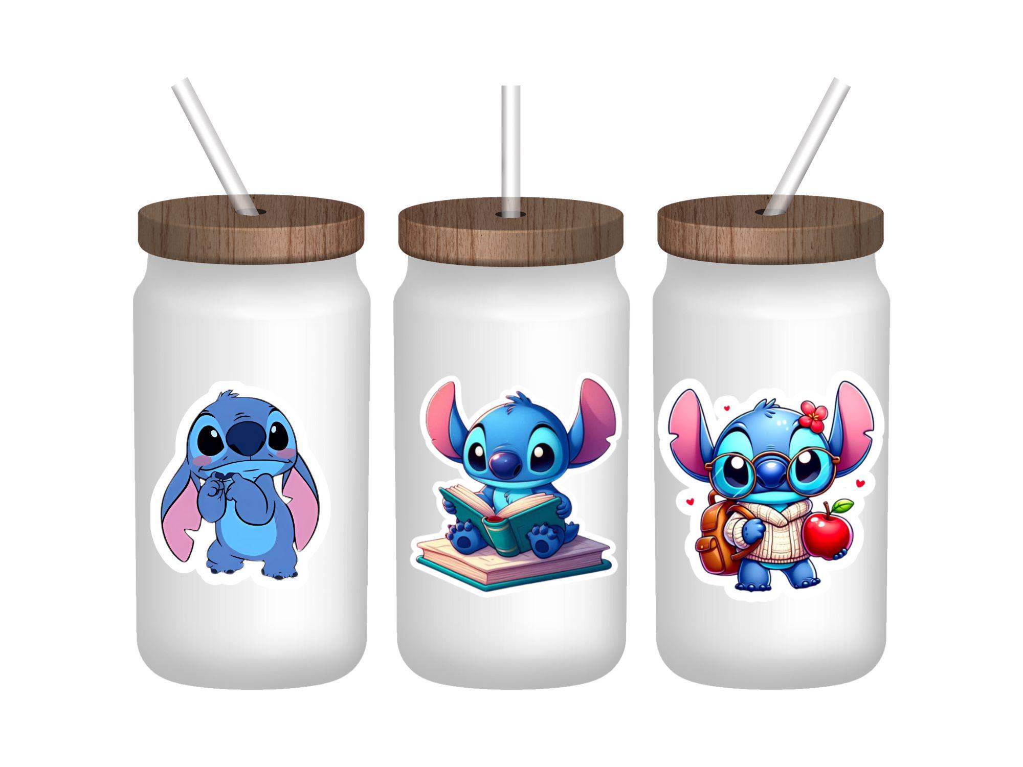 Stitch and Angel Peeking Peek Peekabo Peekers Bumper Vinyl Stickers ...