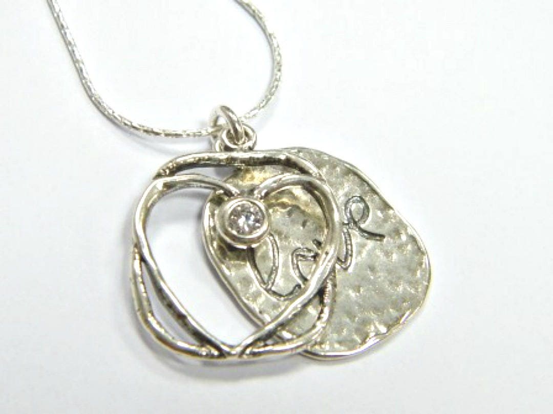 Sterling Silver Love Necklace Love Message Gift, Gift for Her, Gift of ...