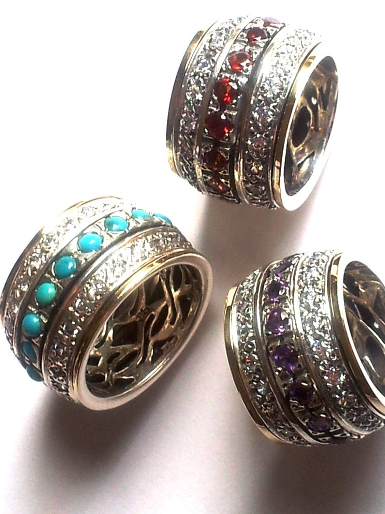 Bluenoemi Spinner Rings for Women Fidget Ring for Women | Etsy