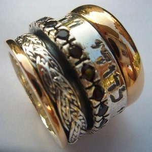 Spinner Rings, Personalized Rings for Couples , Israeli Spinner Rings ...