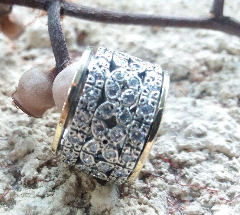 Spinner Rings for Women / Fidget Rings for Women / Handmade - Etsy