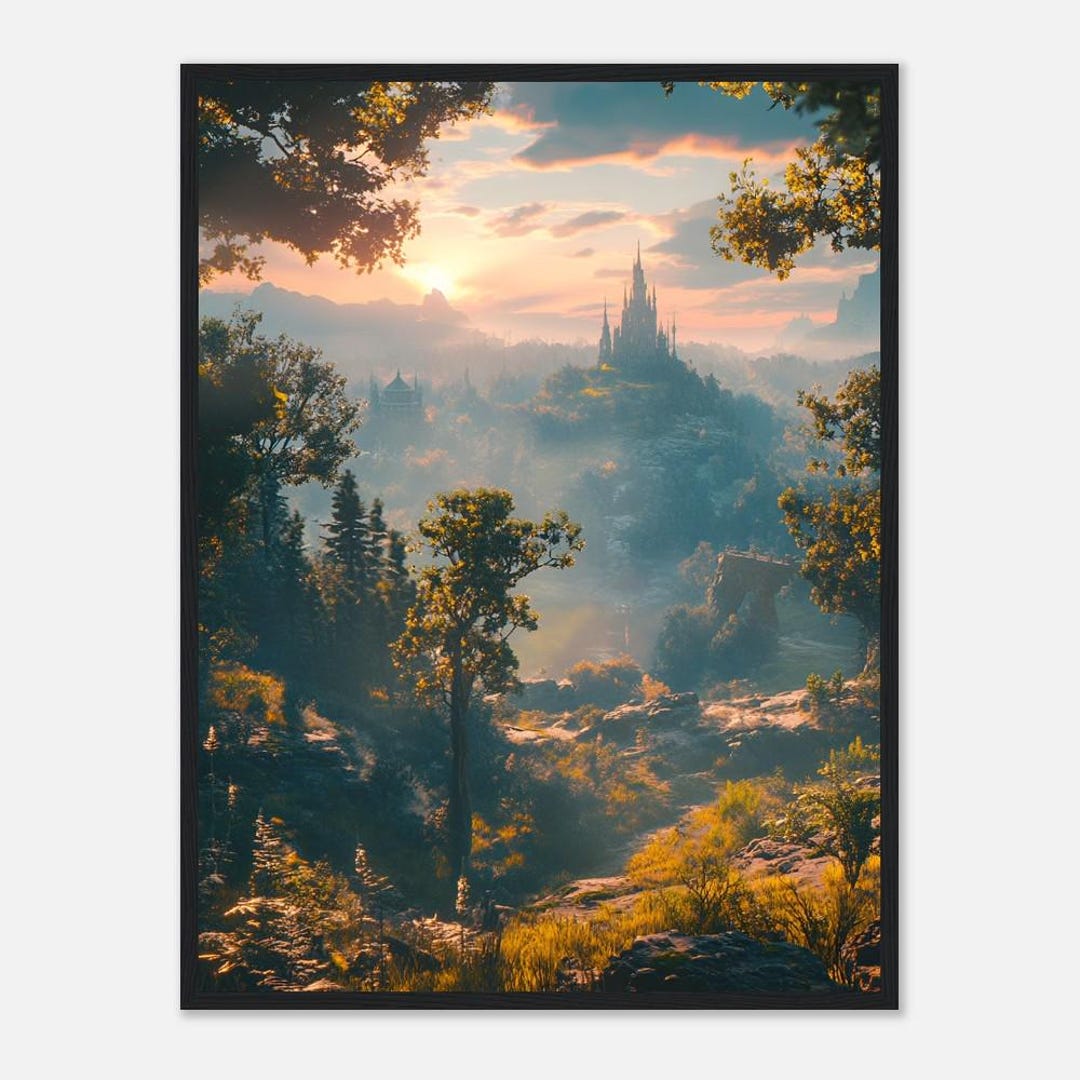 Classic Semi-glossy Paper Wooden Framed Poster 45x60 Cm / 18x24 - Etsy