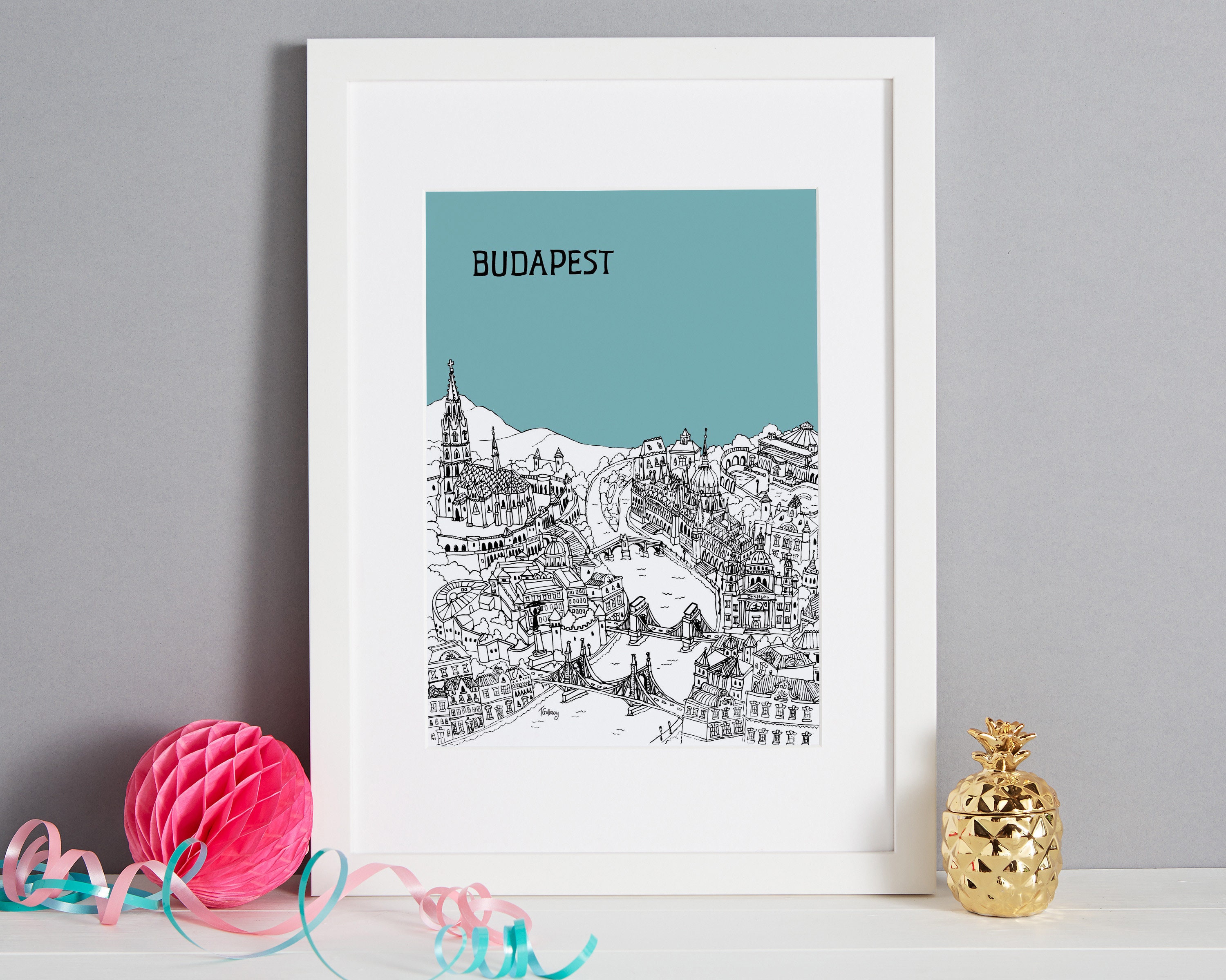 Personalised Budapest Print Budapest Picture Unique | Etsy