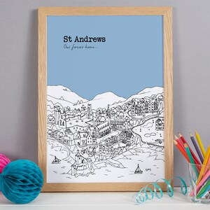 Personalised St Andrews Print St Andrews Gift First - Etsy