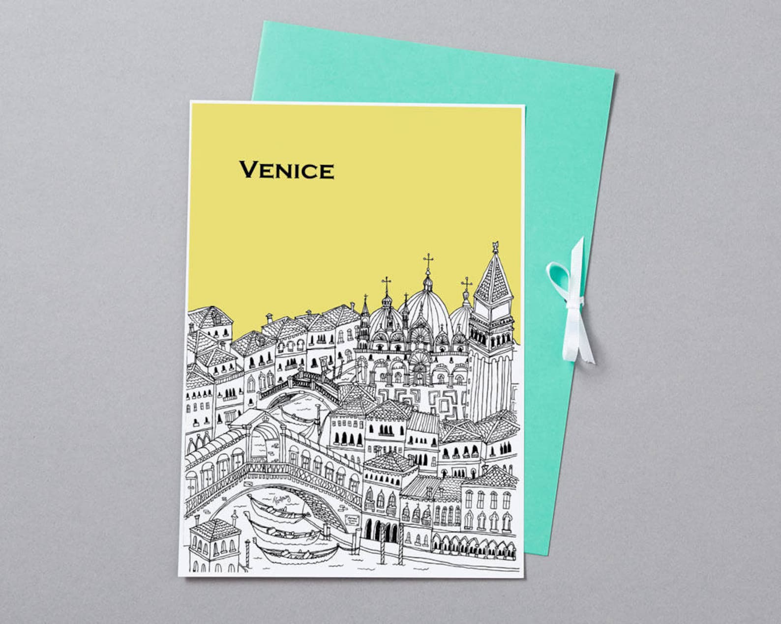 Personalised Venice Print Venice Gift Venice Illustration - Etsy