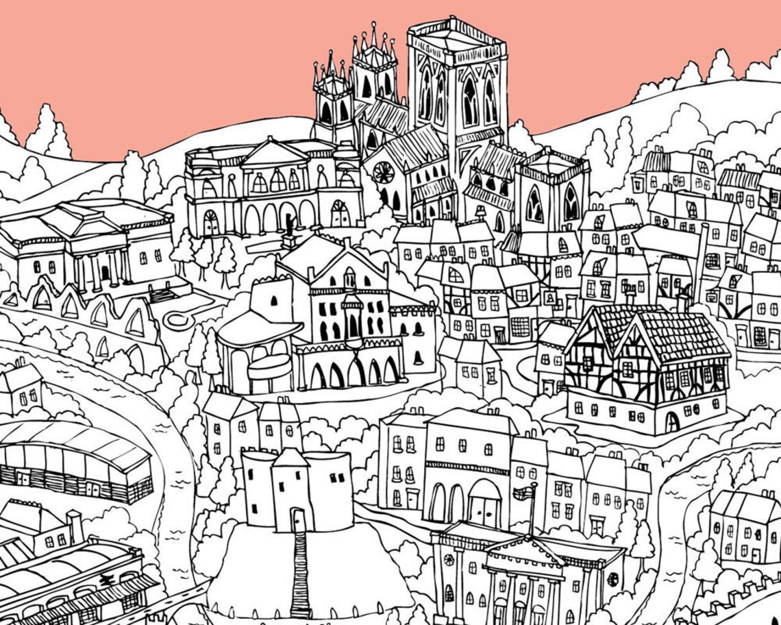 Personalised York Print Unique Wedding Gift First - Etsy