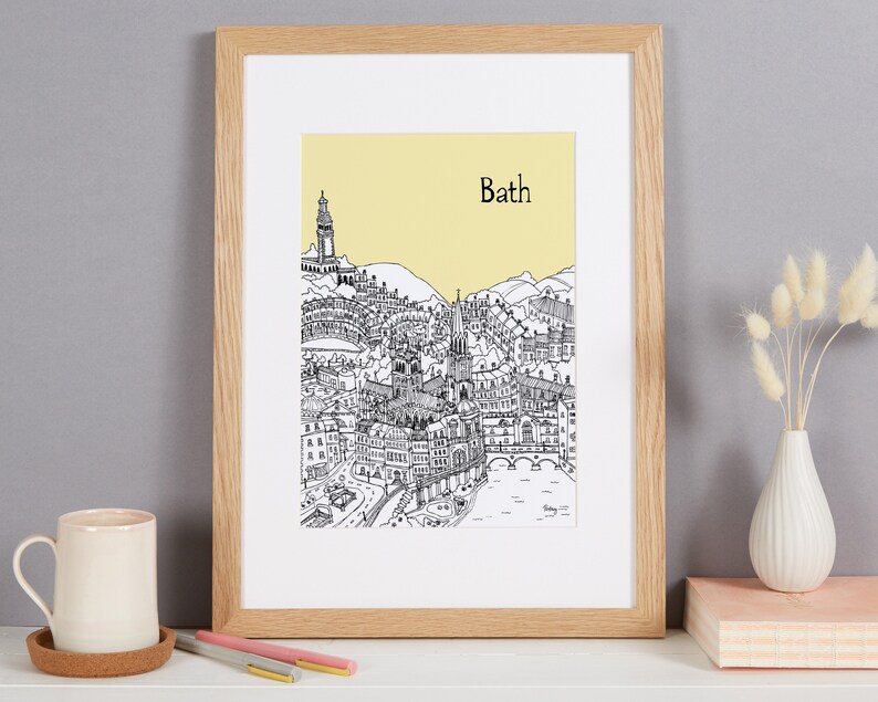 Personalised Bath Graduation Gift Print Graduation Gift - Etsy