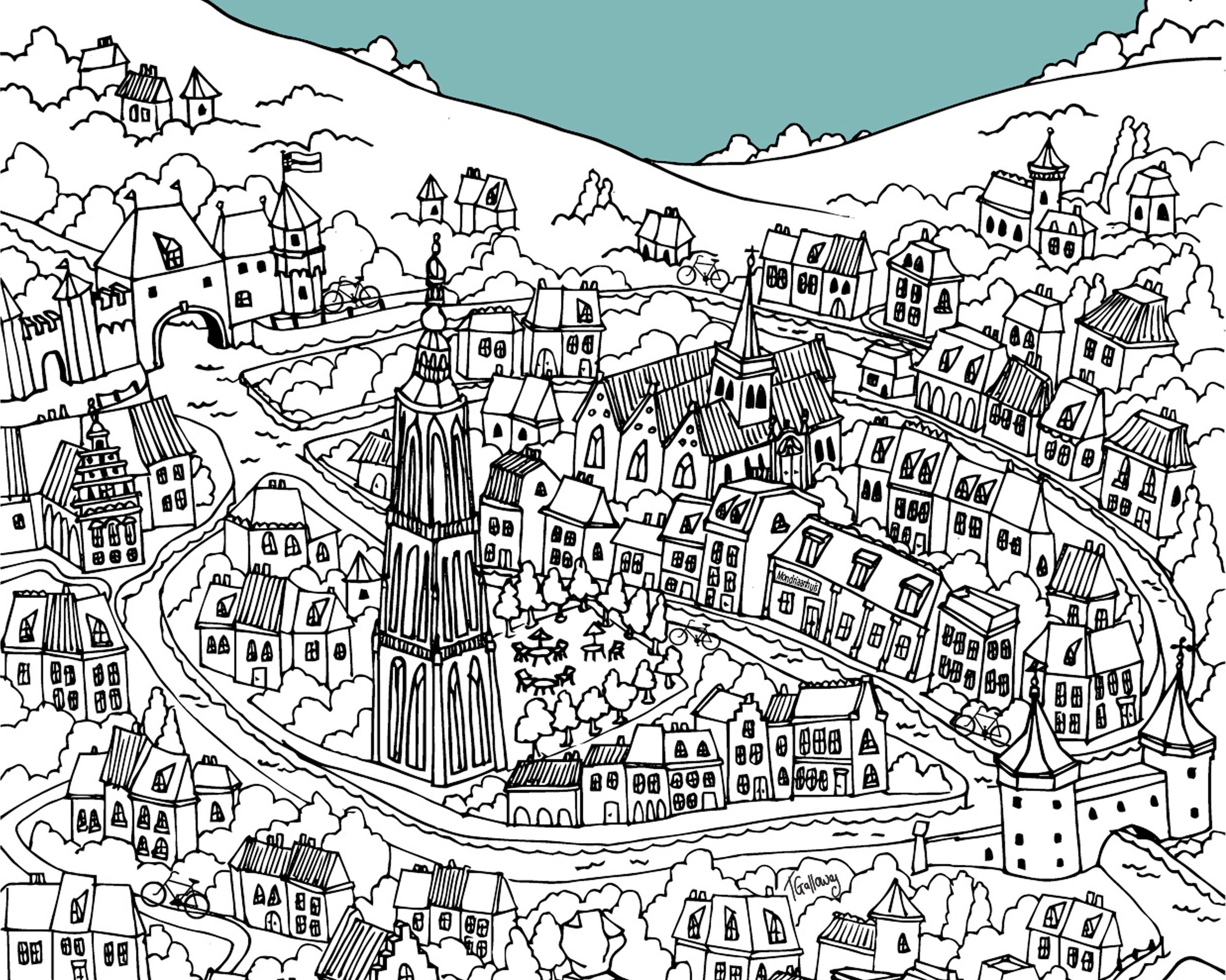 Personalised Amersfoort Print Unique Wedding Gift | Etsy