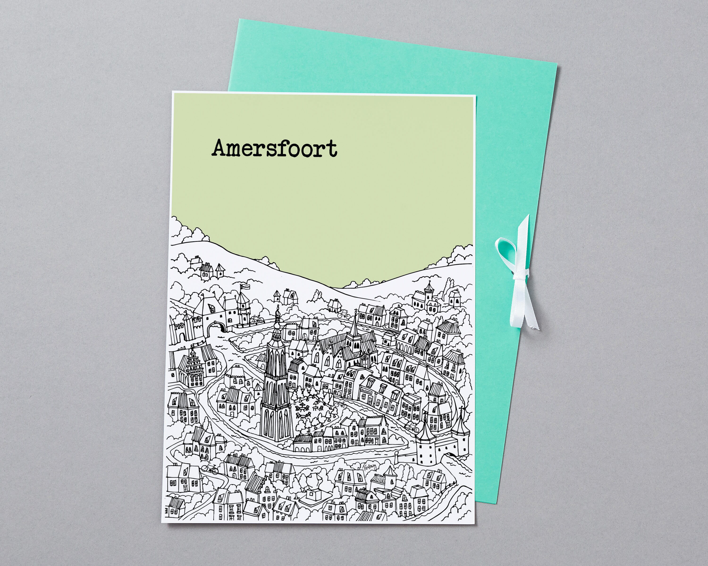 Personalised Amersfoort Print Unique Wedding Gift | Etsy