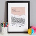 Personalised Largs Print Largs Art Unique Engagement Gift - Etsy